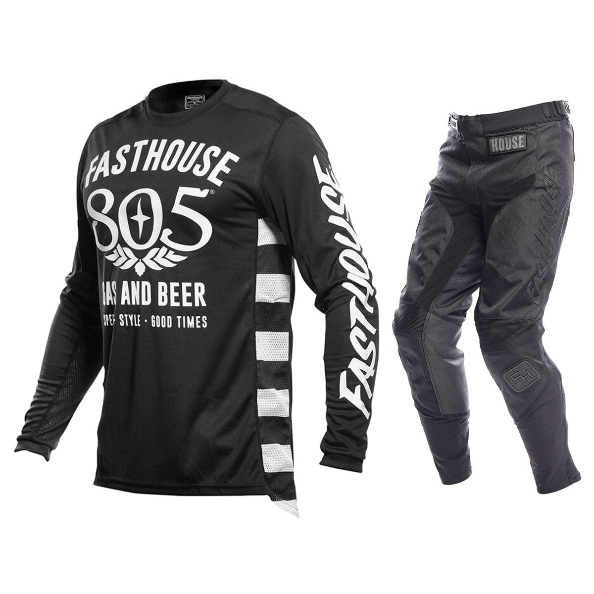 Fasthouse 805 Gas & Beer Newhall Gearset / Jersey & Pant Combo ...