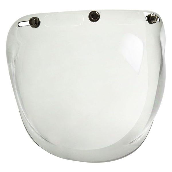 Fulmer 3 Snap Bubble Shield - Universal for 3/4 Open Face Helmets ...